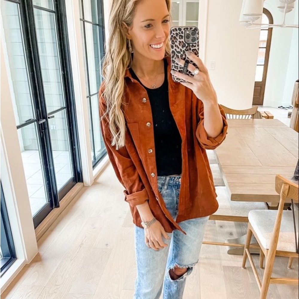 Daryl-Ann Denner For Pink Lulu Brown Corduroy Oversiz… - Gem